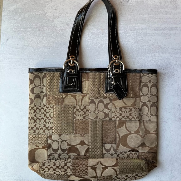 Coach | Bags | Coach Logo Tote Bag | Poshmark